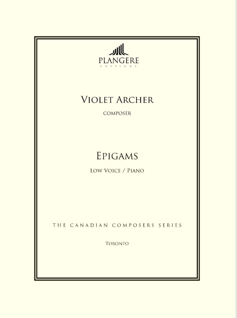 Violet Archer Archives - Plangere Editions